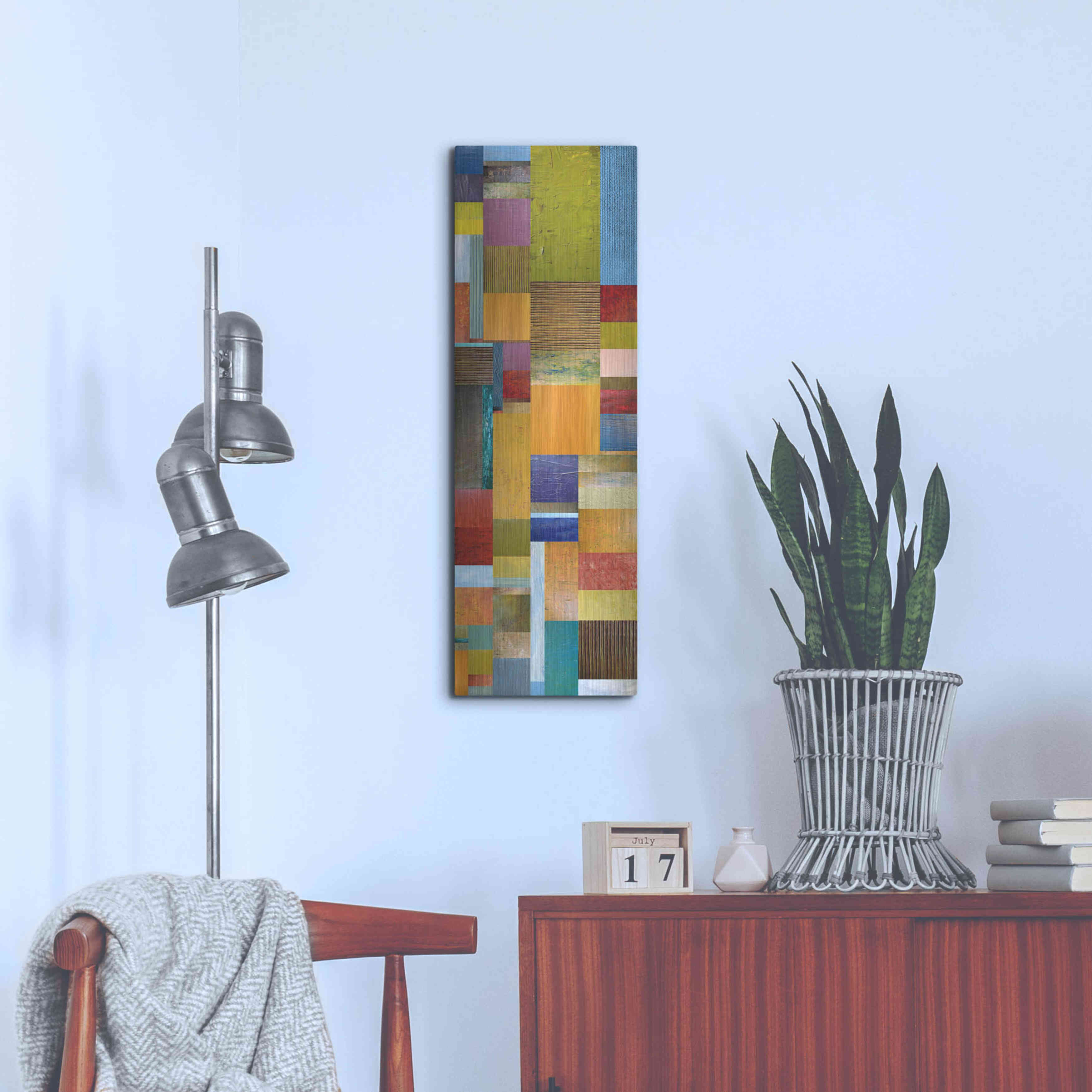 Brayden Studio® 'Color Panels with Olives Stripes' by Michelle Calkins ...