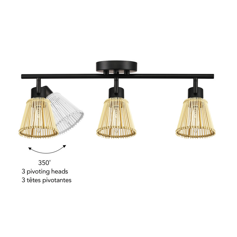 Bay Isle Home Afreena 3 -Light Fixed Track Track Kit with Dimmable and ...