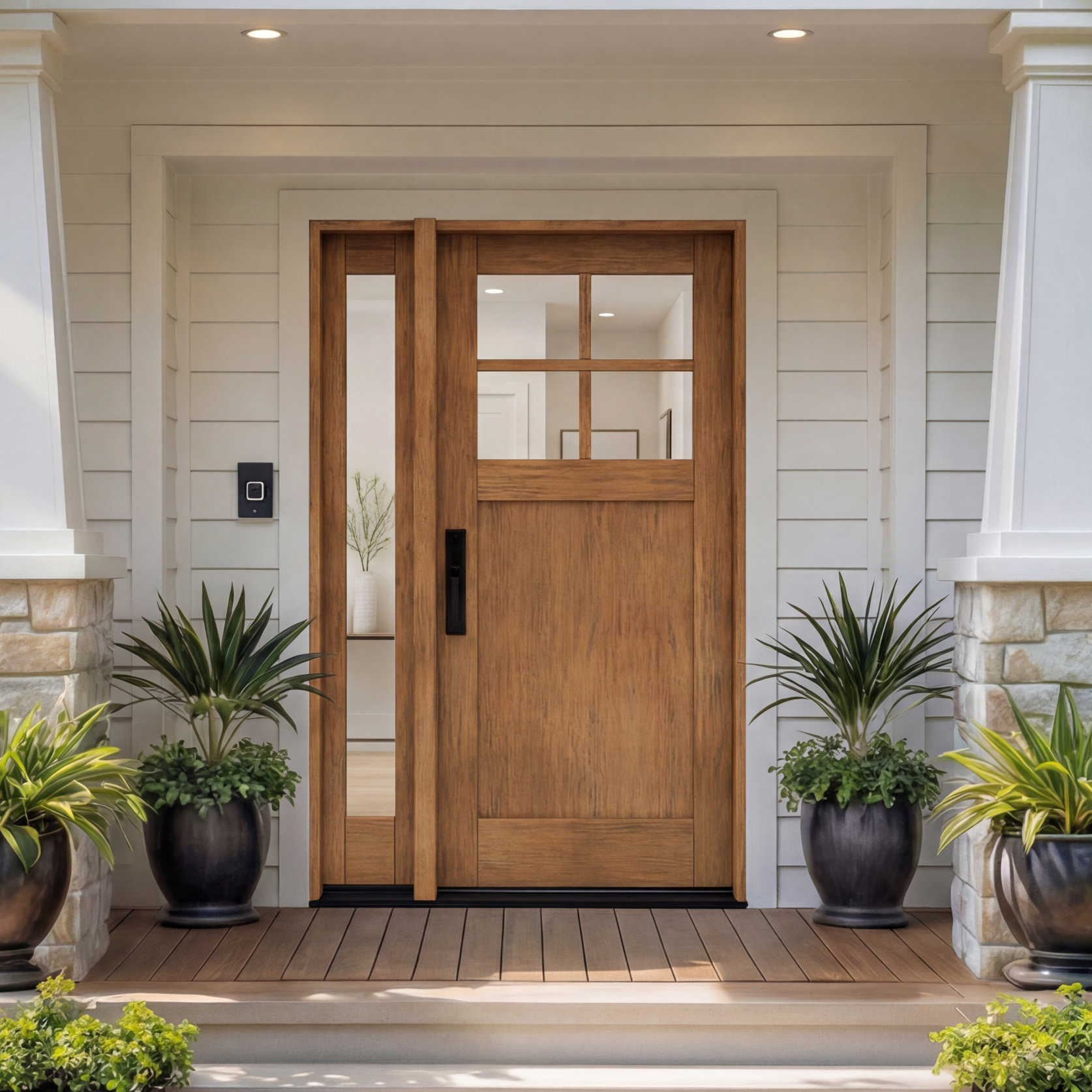 DOORNMORE CRF-P1G4-SW-G101-SL-80_1-1 | 51.25" x 82" Single Door ...