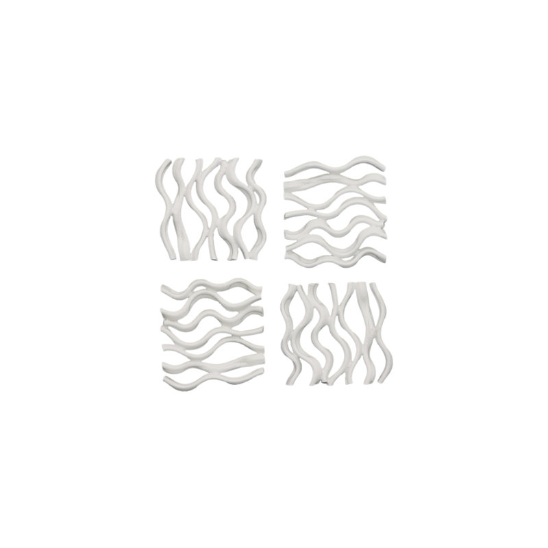 Phillips Collection Vine Wall Tile, Matte White | Perigold
