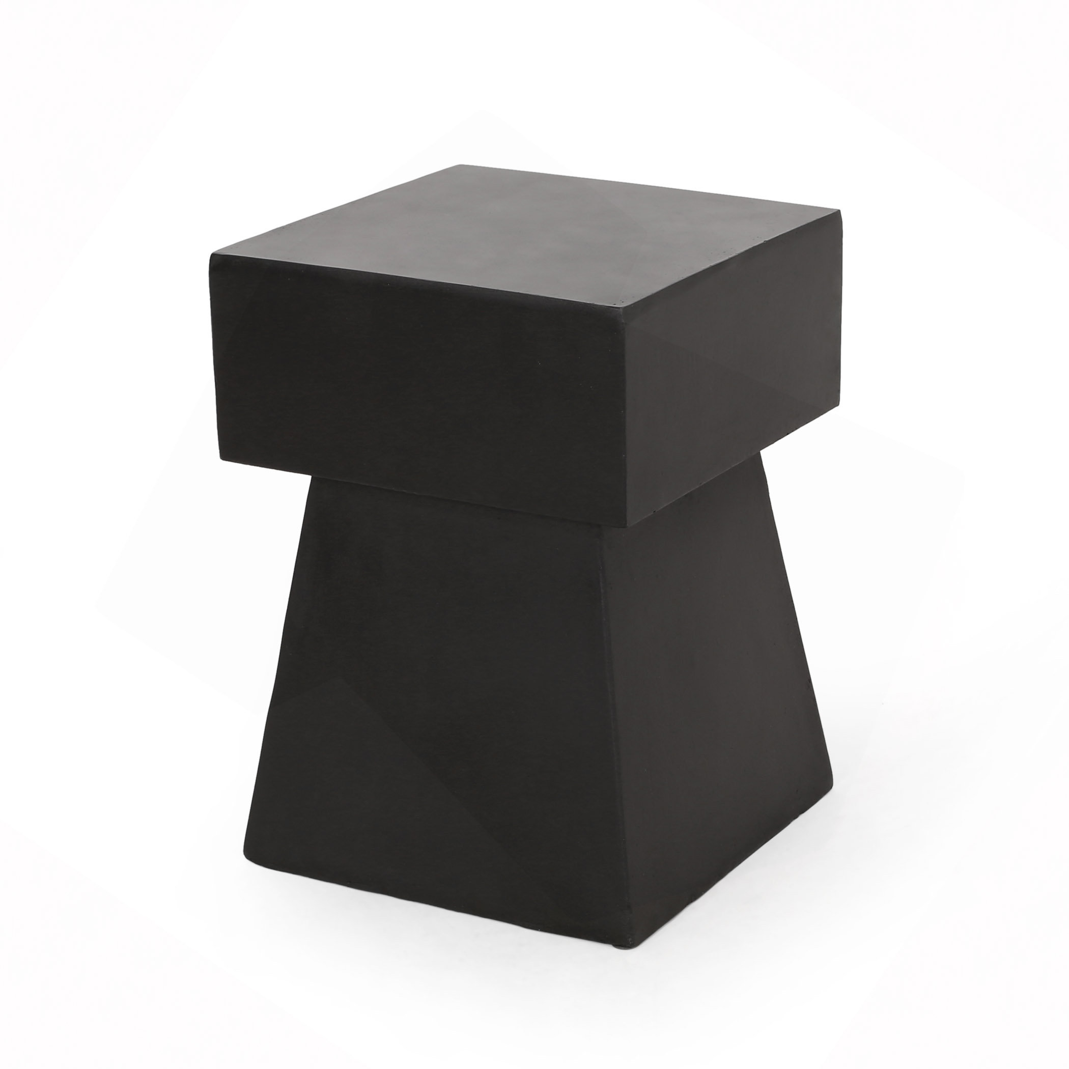 MIAMI CUSTOM FURNITURE & UPHOLSTERY LLC Modern Pedestal Side Table ...