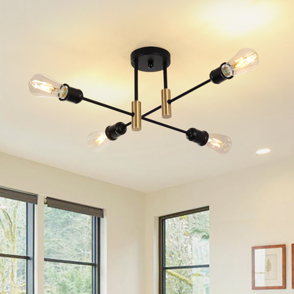 George Oliver Maisyn 4 - Light Sputnik Chandelier & Reviews | Wayfair
