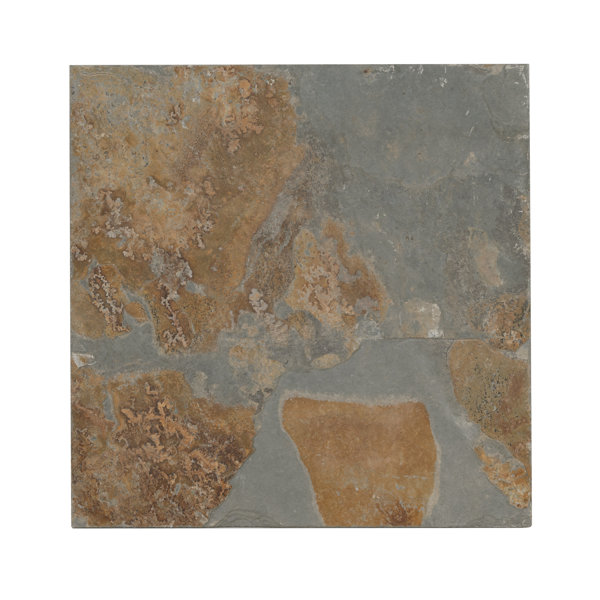 MSI California Gold 12" x 12" Slate Field Tile in Multi & Reviews | Wayfair