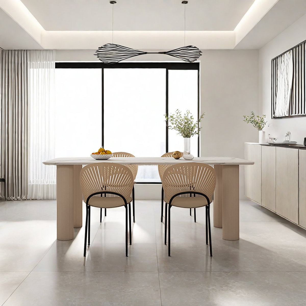 Greyleigh Glossy Rock Dining Table - Wayfair Canada