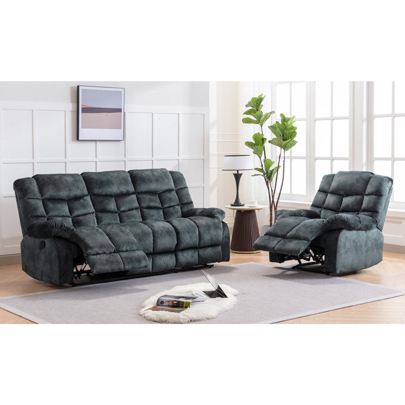 Red Barrel Studio® 2 - Piece Modern and Overstuffed Soft Manual ...