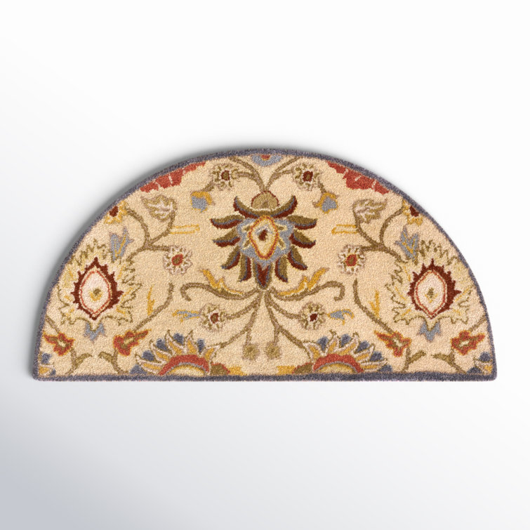 Birch Lane™ Arden Hand Tufted Wool Floral Indoor Rug & Reviews | Wayfair