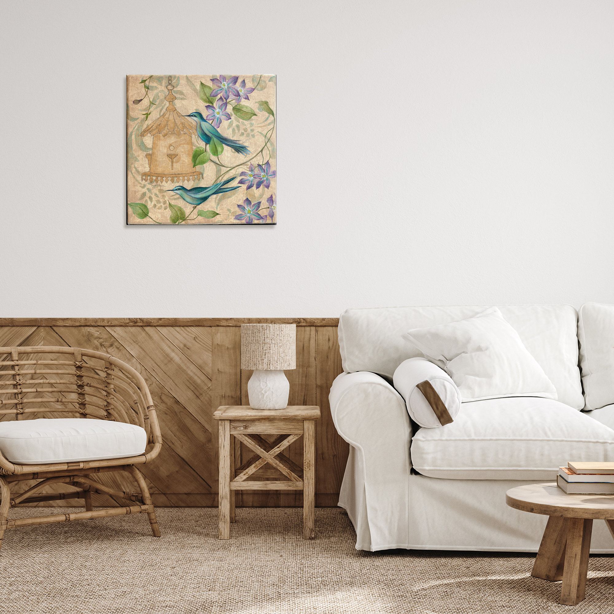 Ophelia & Co. Spring's Song Bird Scene Canvas, design by Janet Tava ...