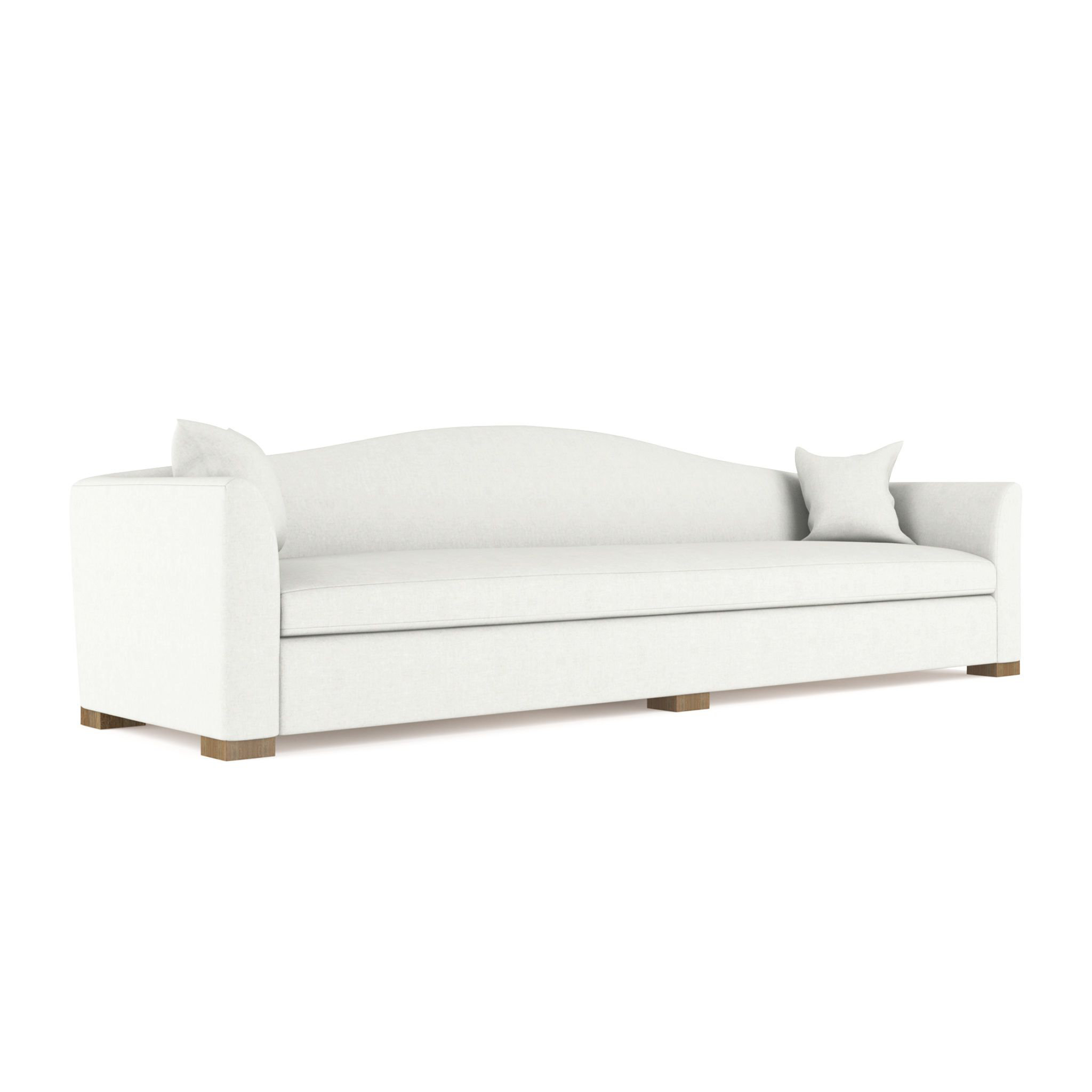 Tandem Arbor Horatio Camelback Taper Curved-Arm Extra Long Sofa | Wayfair