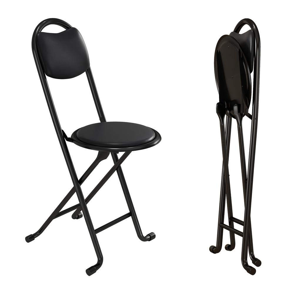 Latitude Run® 2pcs Folding Stool with Back | Wayfair