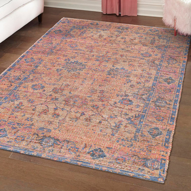 Langley Street Watkin Rug-Peach pink & Reviews | Wayfair