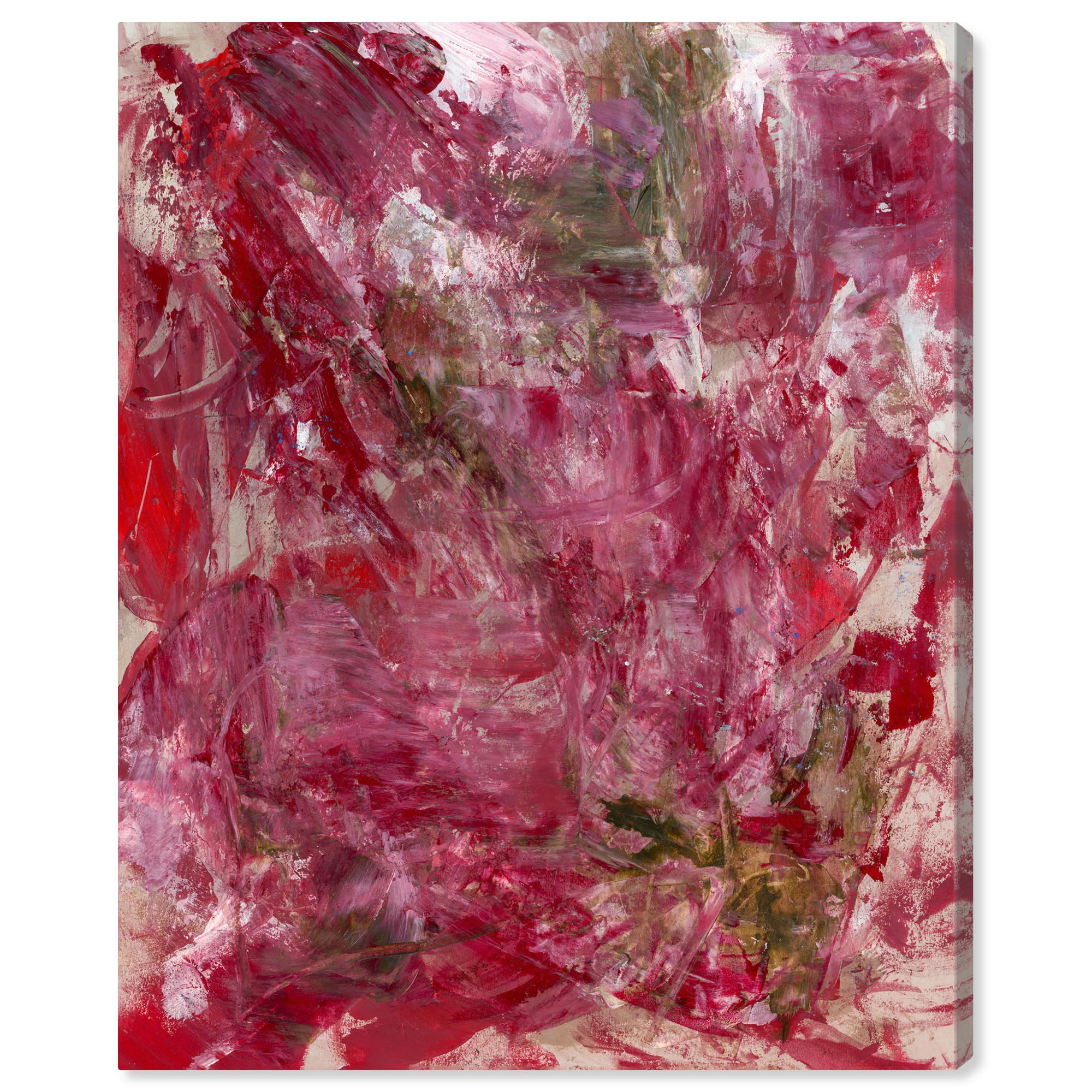 Art Remedy Shades of Red III Canvas by Art Remedy - Wayfair Canada