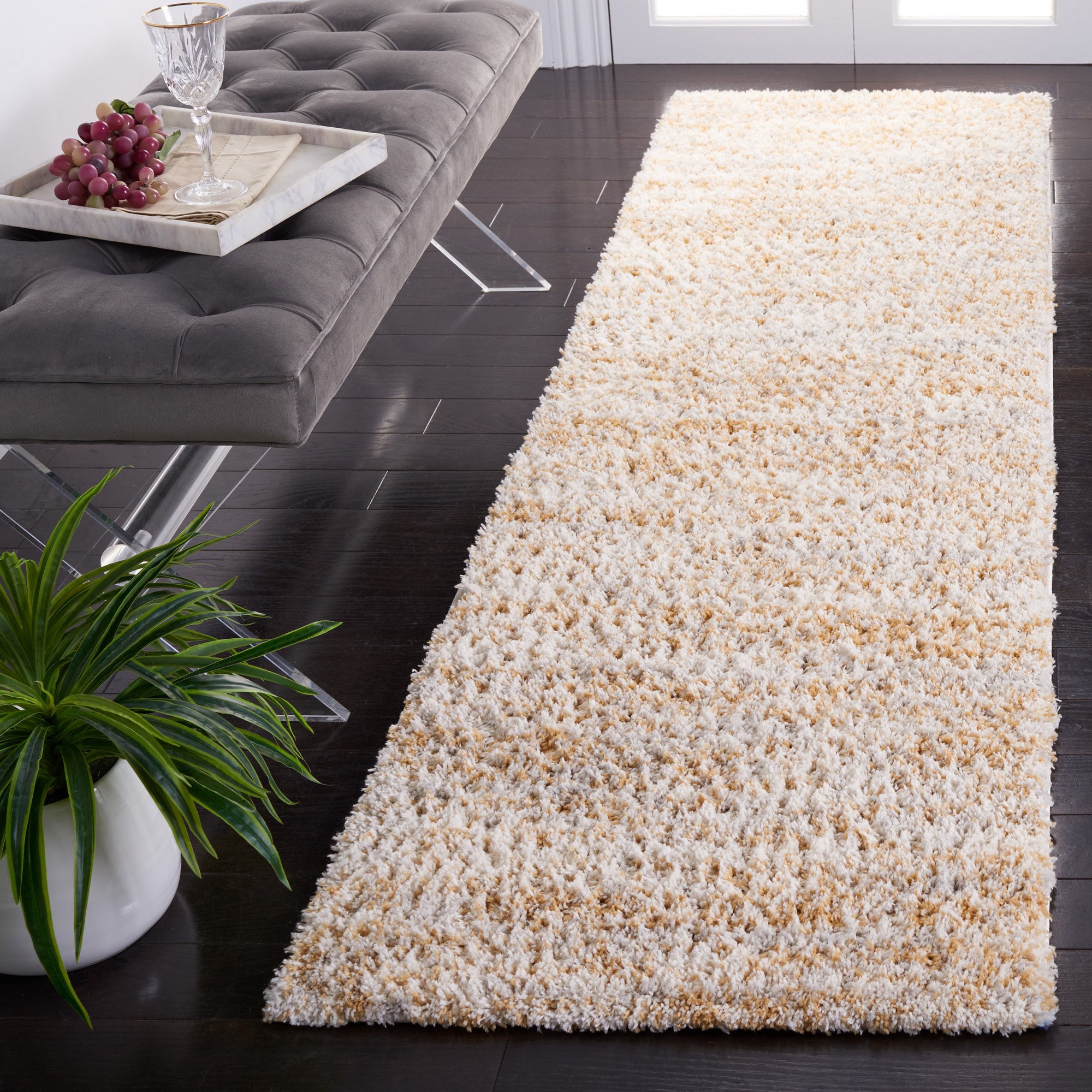 Gracie Oaks Liane Shag Performance Rug | Wayfair