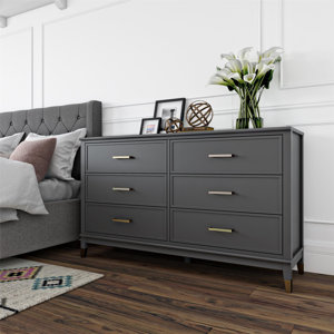 CosmoLiving by Cosmopolitan Westerleigh 6 - Drawer Dresser & Reviews ...