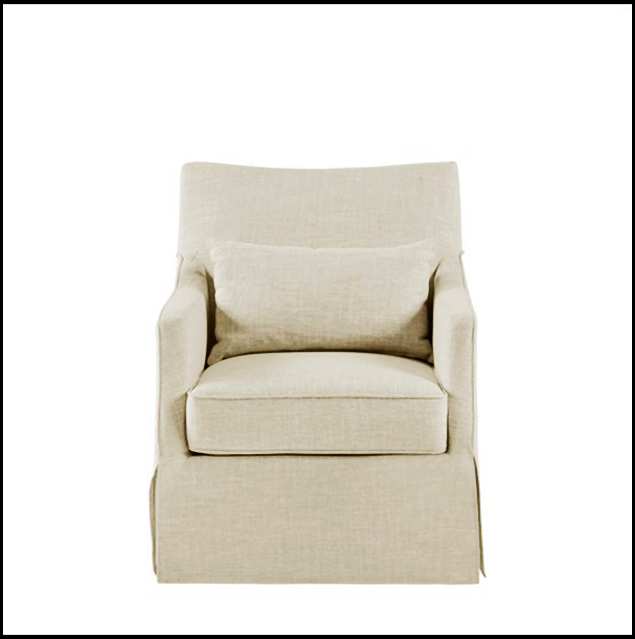 Red Barrel Studio® Skirted Swivel Chair | Wayfair