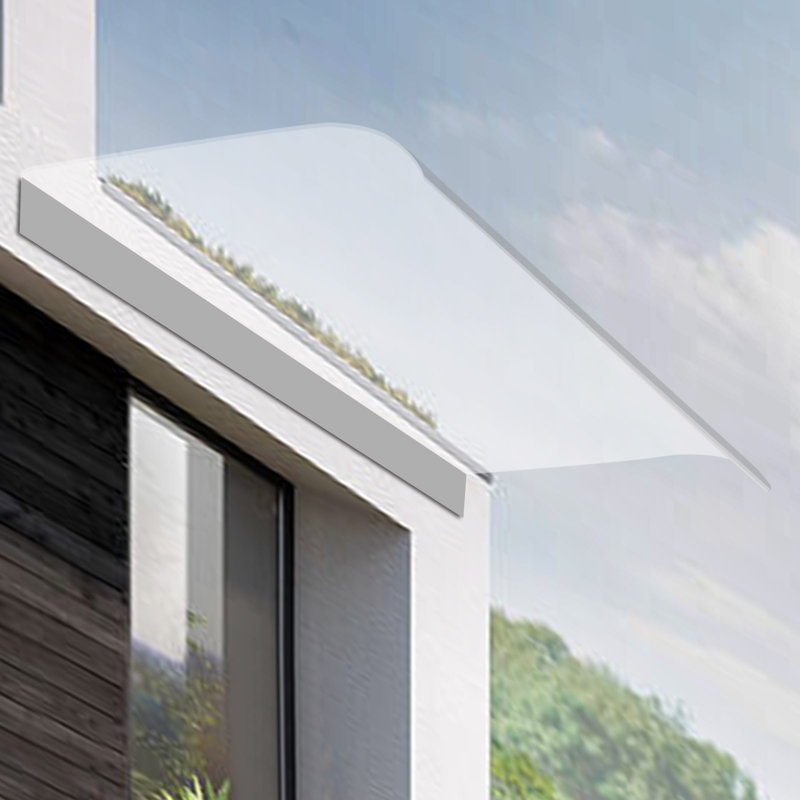 DENFER Slope Window Awning in Clear & Reviews | Wayfair