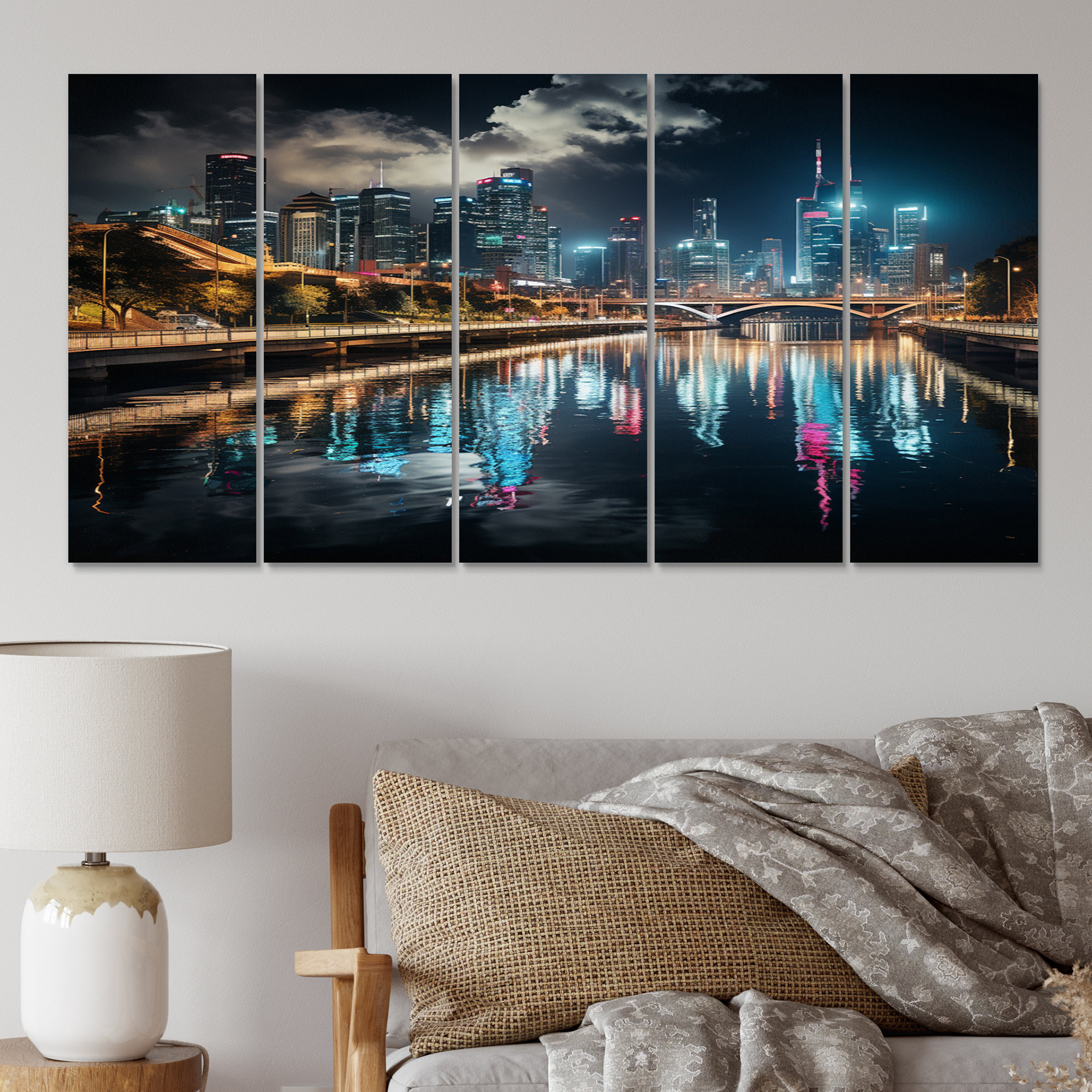 Design Art Houston Beautiful Cityscape Photo - Houston Metal Wall Art ...