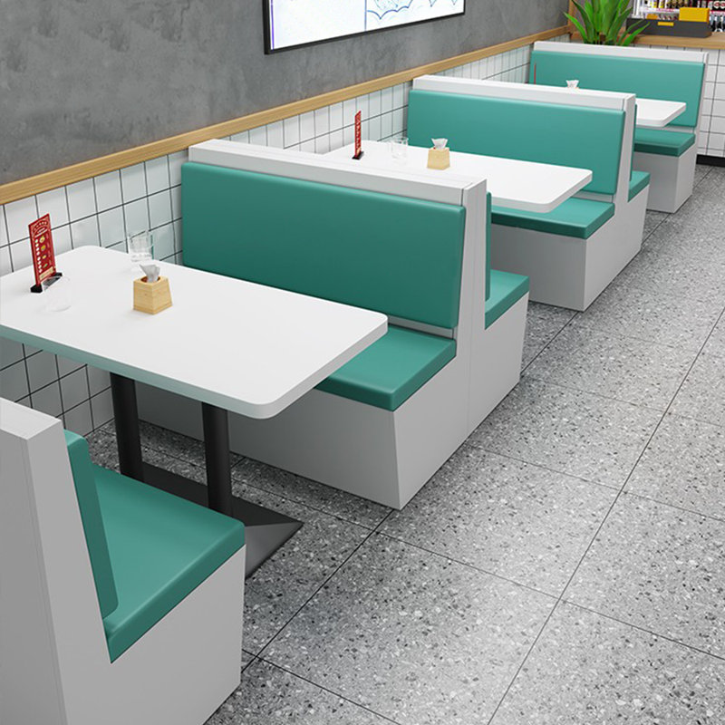 Canadian Linen Nordic Modern Cafe Restaurant Benches Faux Leather ...
