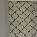 Supreme Tile Lauretta 3" x 3" Glass Arabesque Mosaic Wall Tile ...