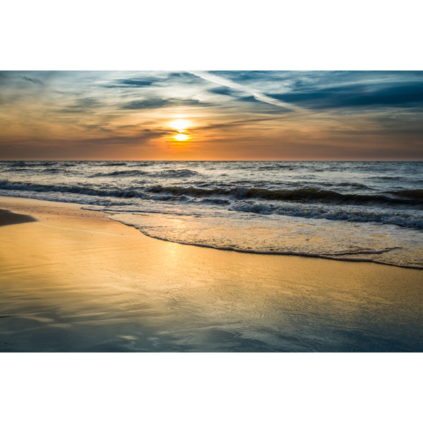 Highland Dunes " Sunset Over The Sea " | Wayfair