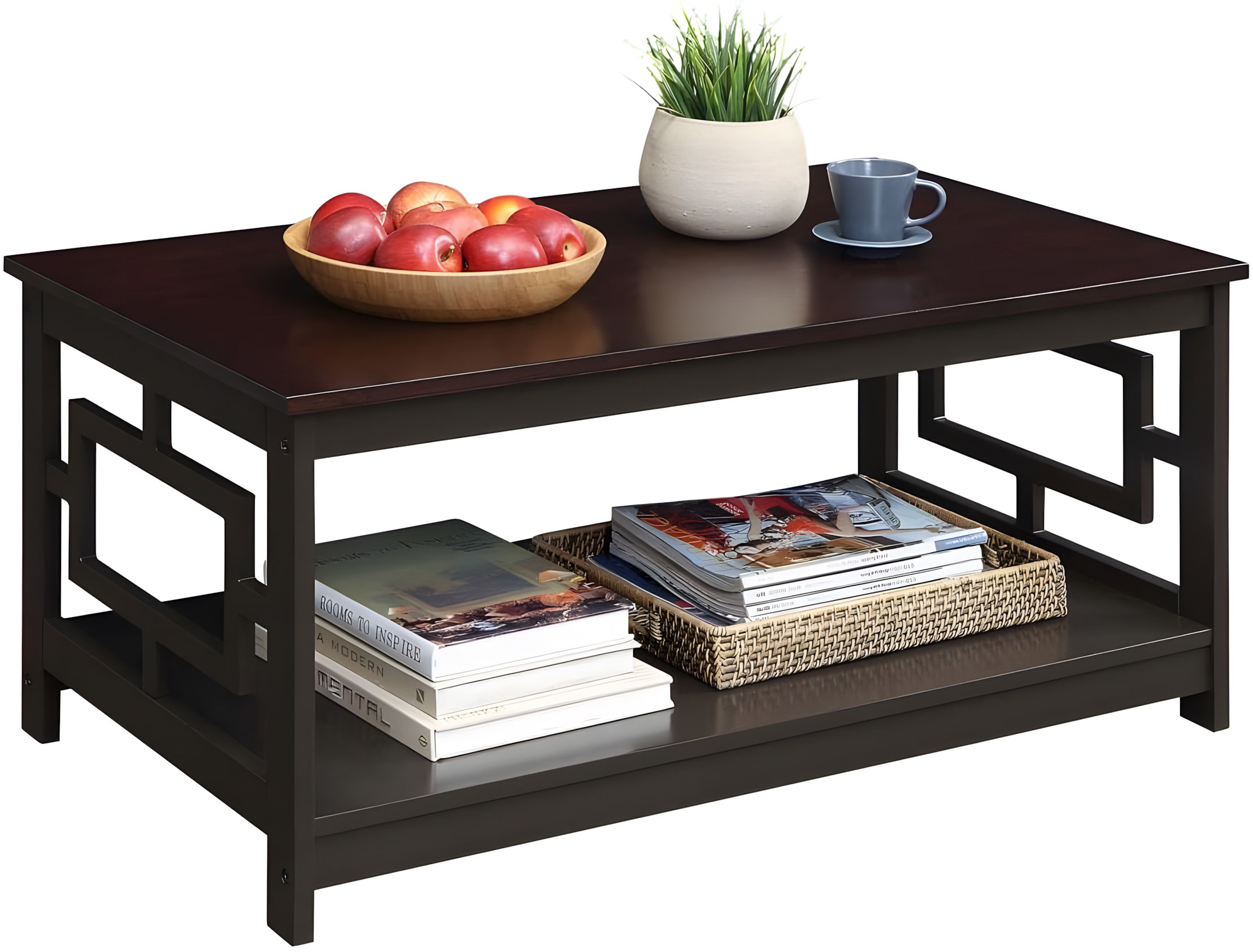 Red Barrel Studio® Town Square Collection Transitional Coffee Table ...