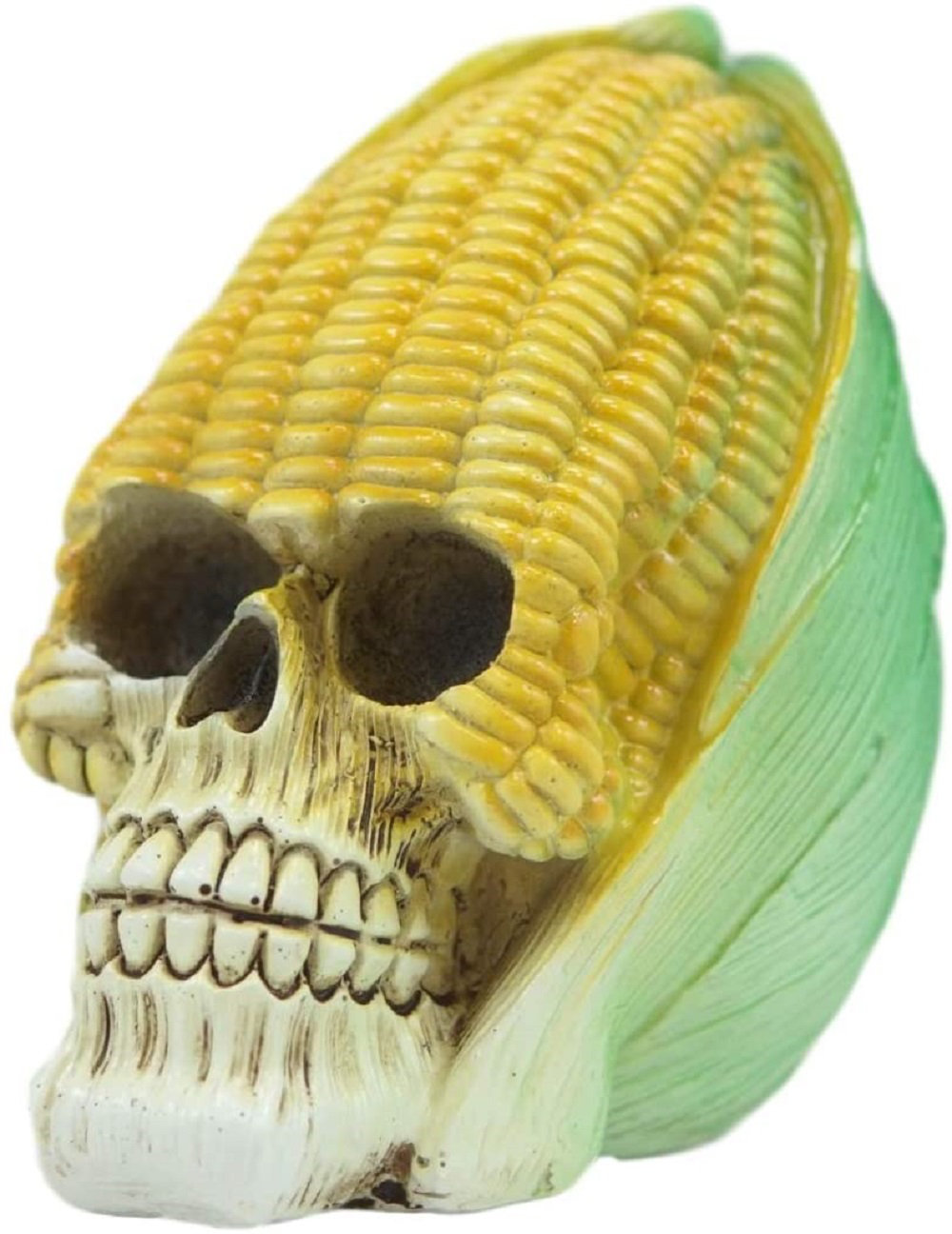 The Holiday Aisle® Meltem Ebros Corn Skull Figurine & Reviews | Wayfair
