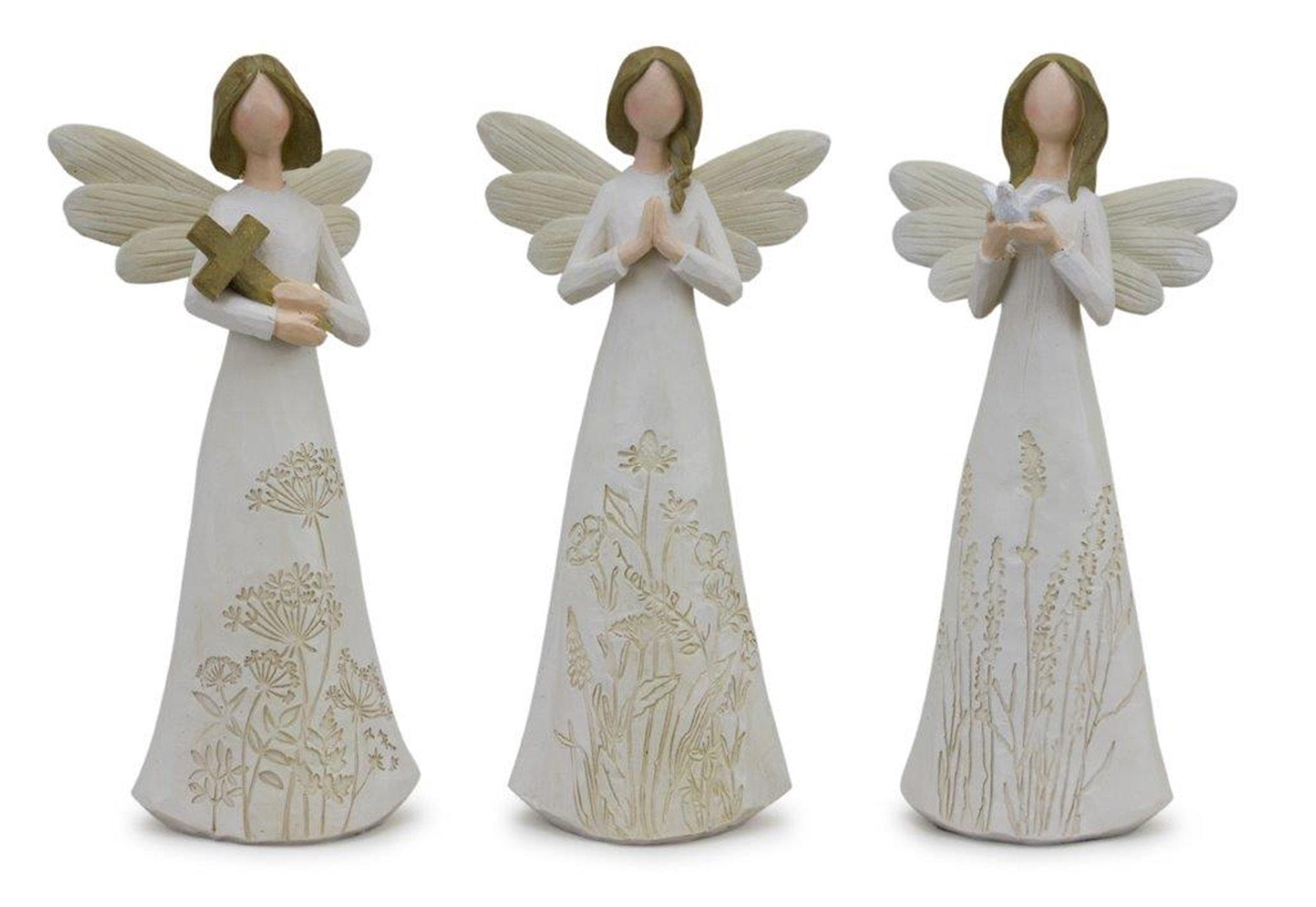 Trinx 3 Piece Erbie Angel Figurine Set | Wayfair