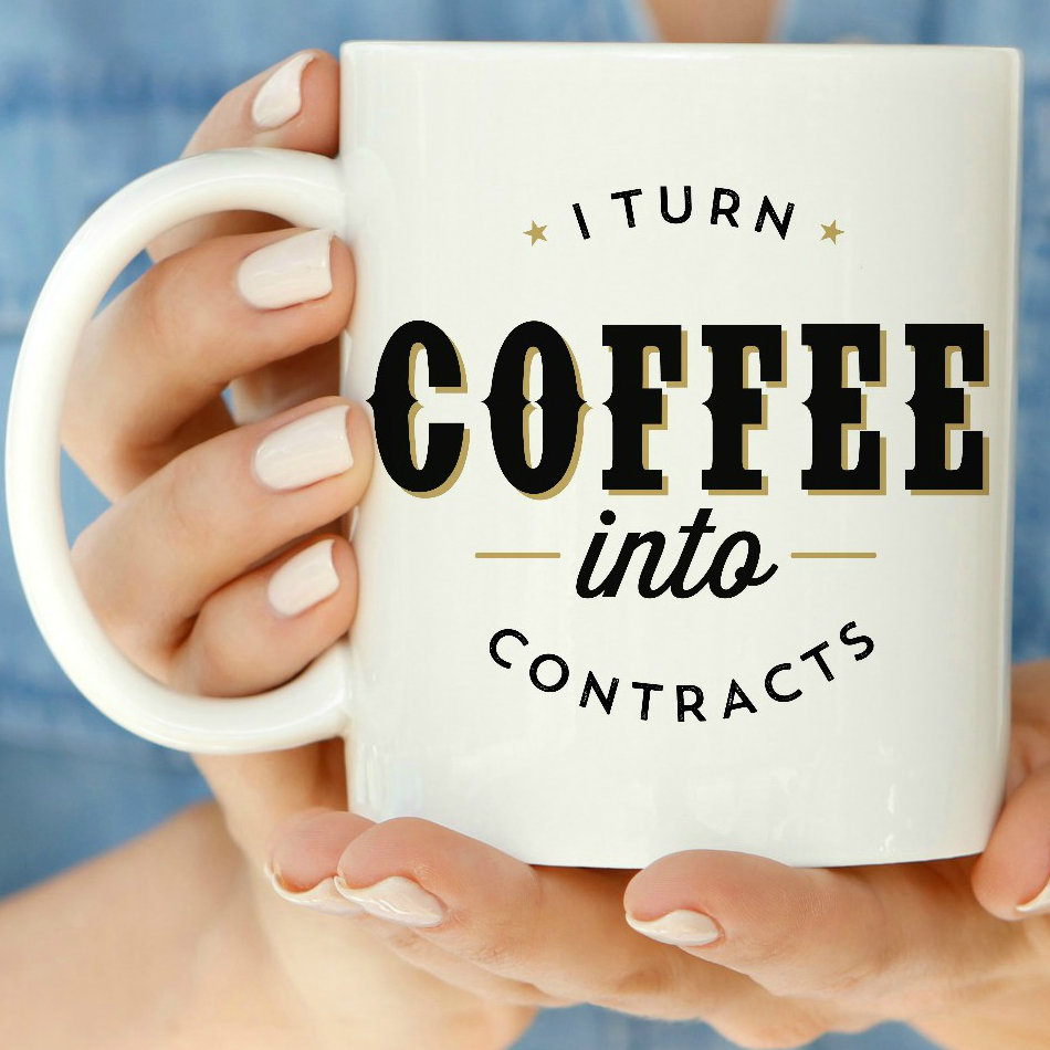 Love You A Latte Shop I Turn Coffee Into Contracts 11 Oz Coffee Mug