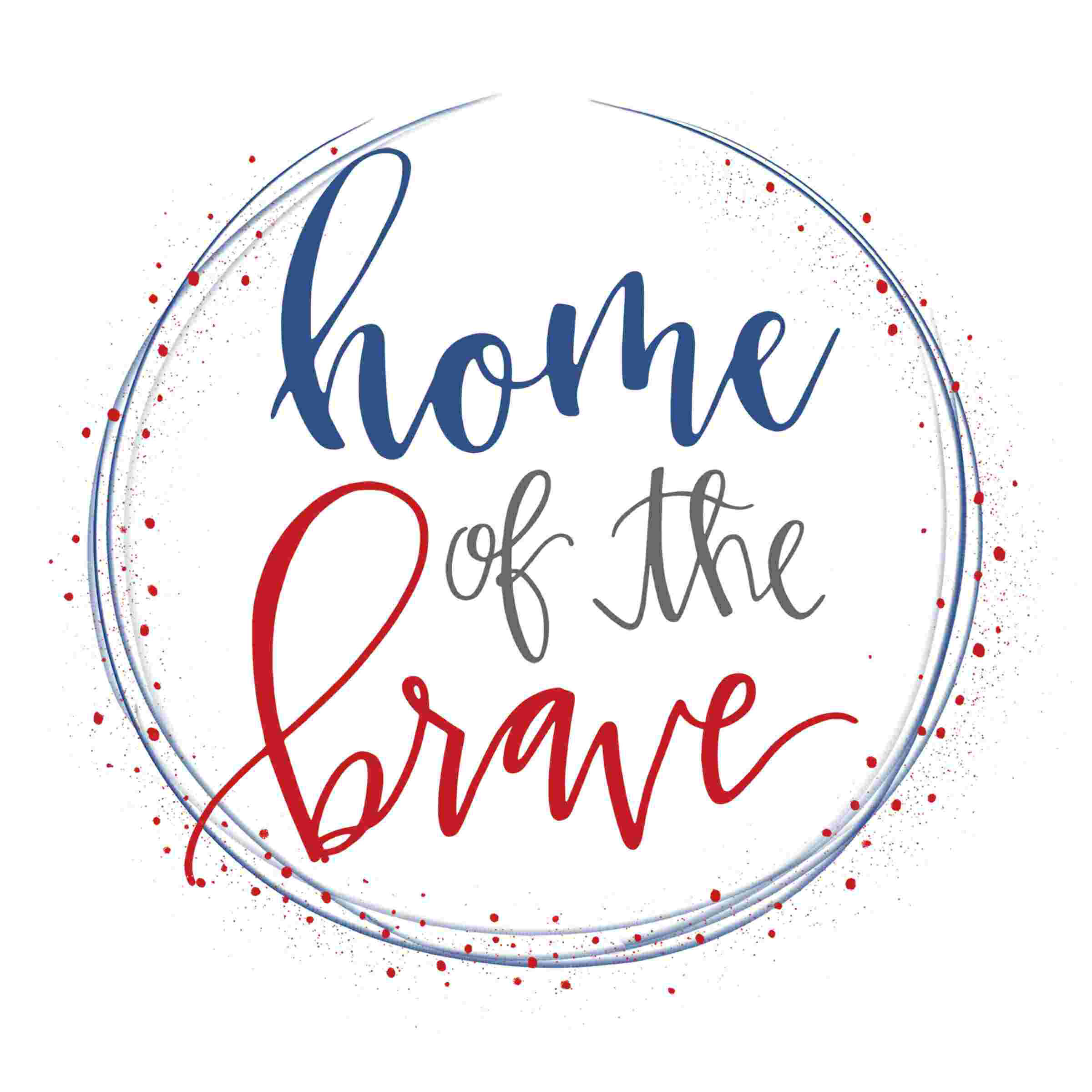Trinx Home of the Brave 2 - Wrapped Canvas Textual Art - Wayfair Canada
