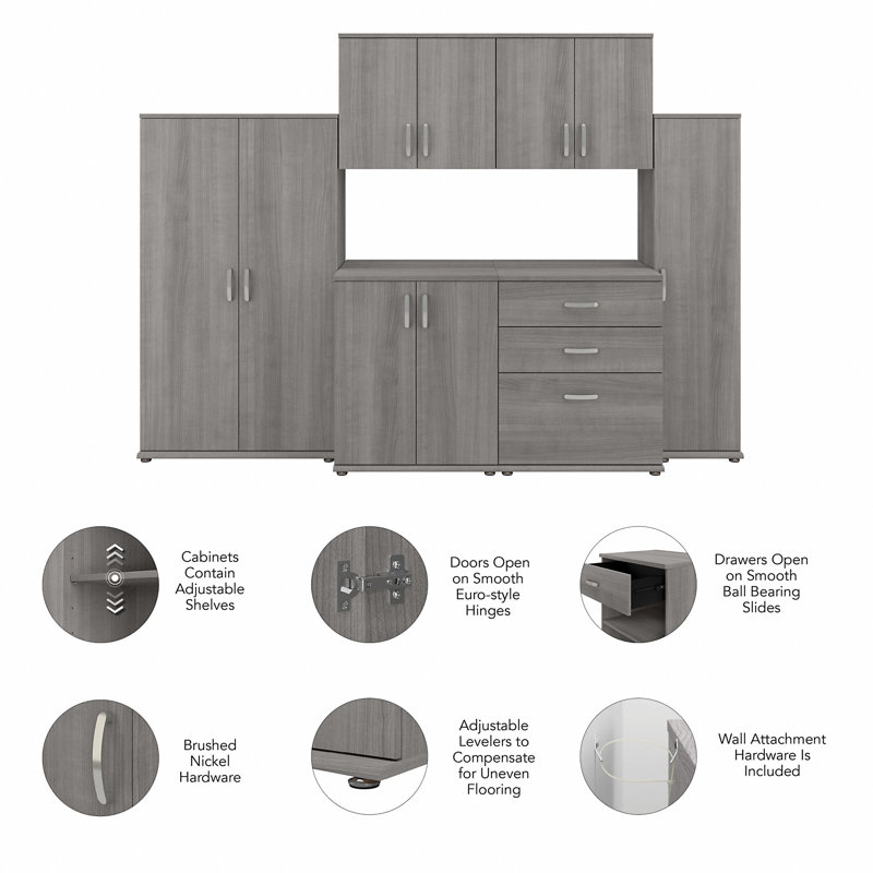 Bush Business Furniture 108.08'' Closet System & Reviews | Wayfair