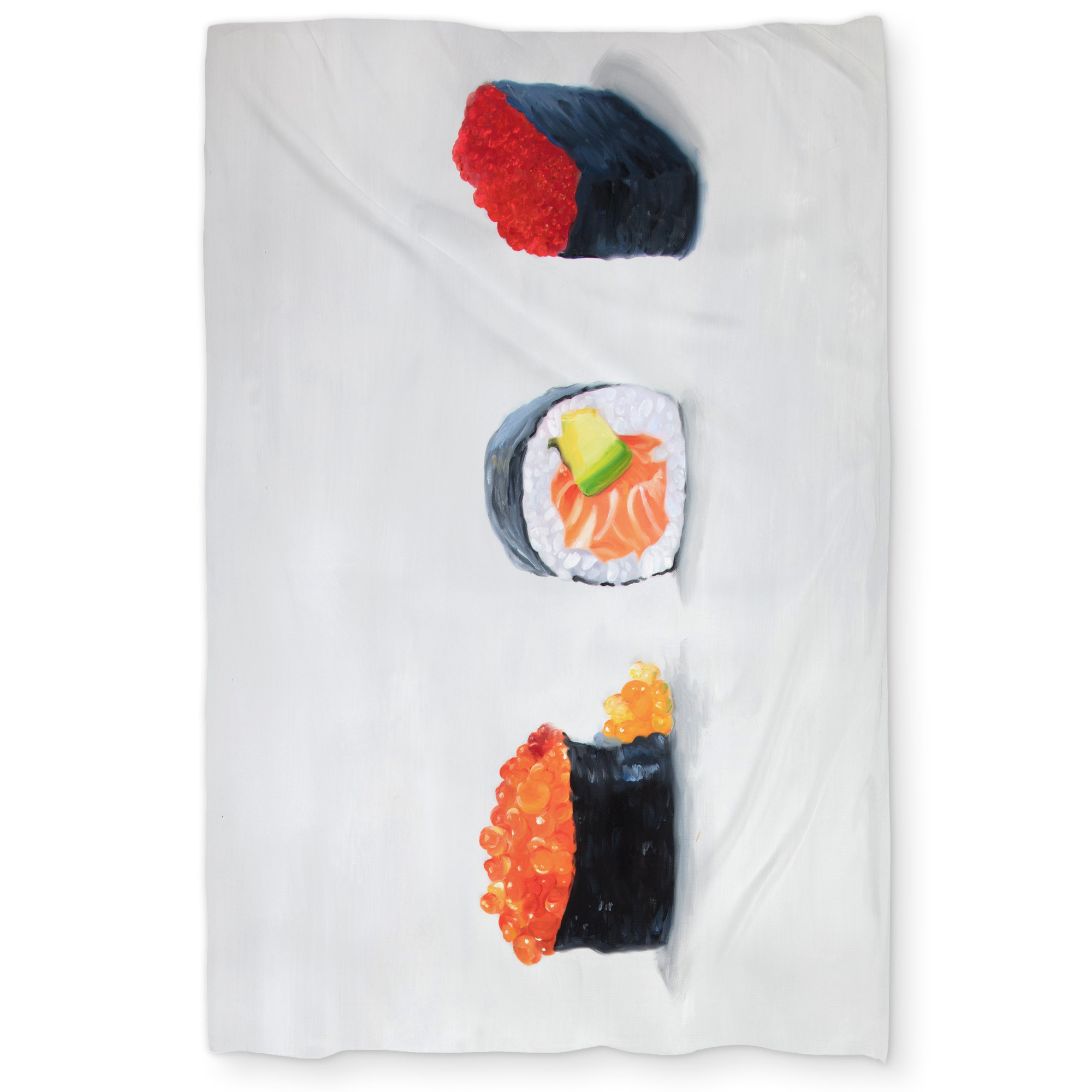 Begin Edition International Inc. Delicious sushis Gastronomy Gray Duvet ...