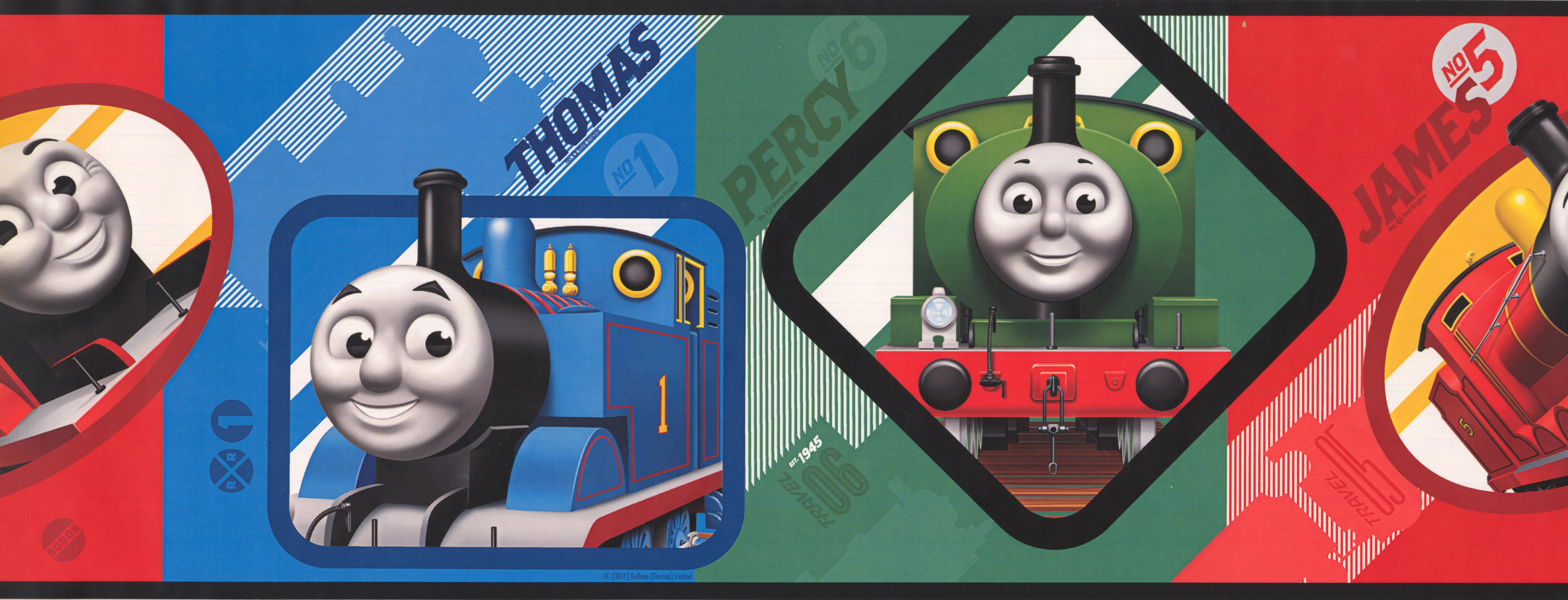 CONCORD WALLCOVERINGS ™ Thomas and Friends Trains Wall Border - Wayfair ...