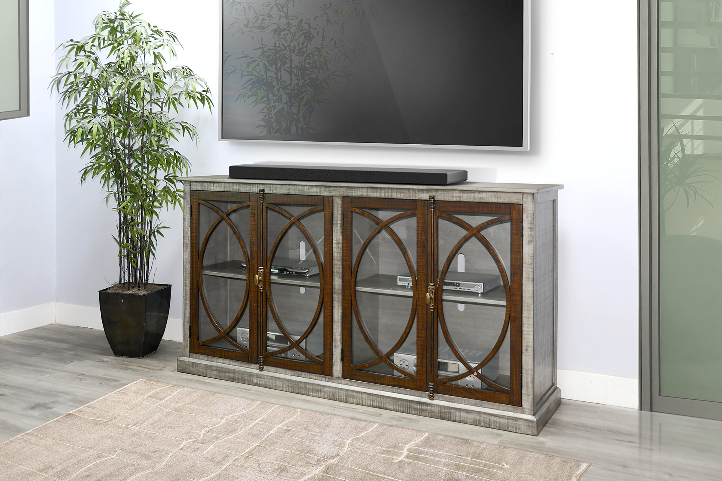 Red Barrel Studio Crédence en bois massif Corden - Wayfair Canada