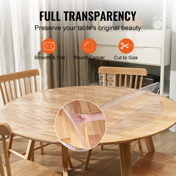 VEVOR Plastic / Vinyl Table Protector & Reviews | Wayfair