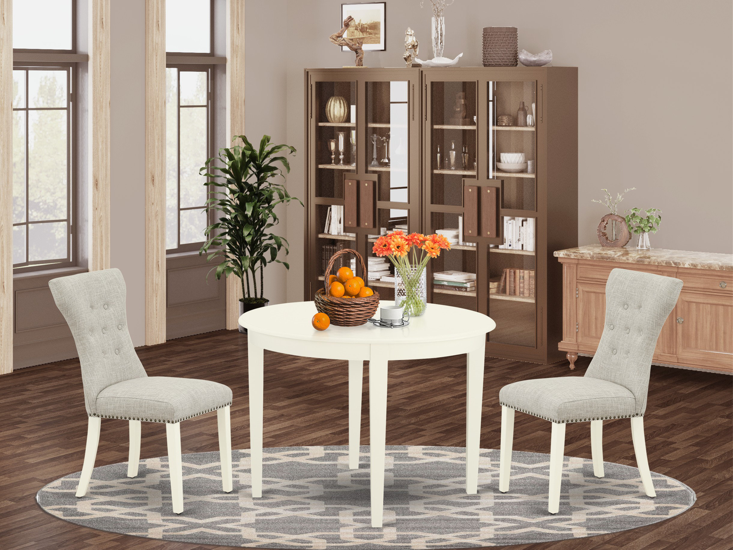 Wildon Home® Briner Rubberwood Solid Wood Dining Set | Wayfair