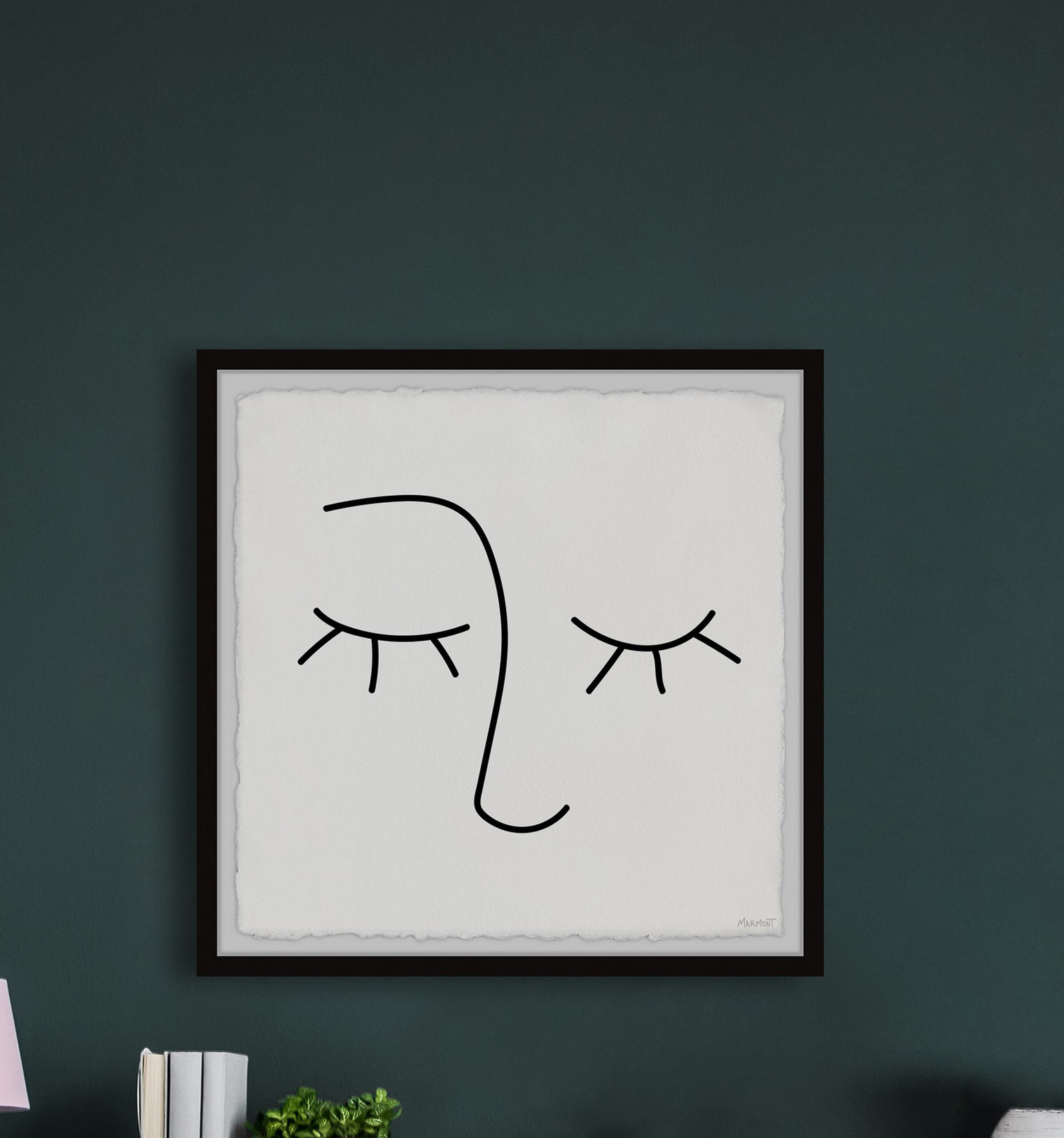 Latitude Run® 'Just a Face' - Picture Frame Painting Print on Paper ...