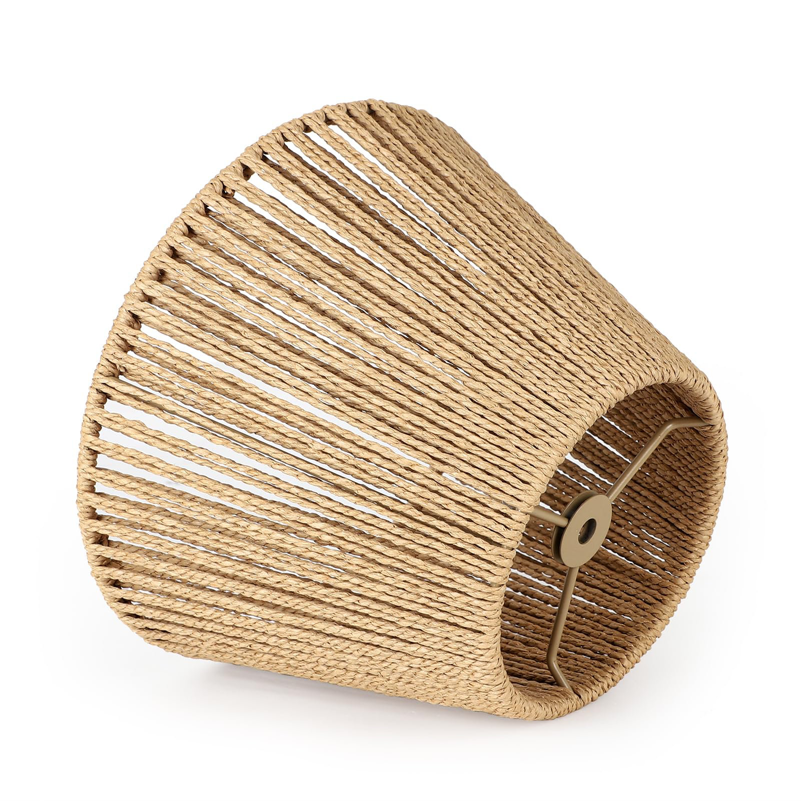 Bayou Breeze Small Rattan Lamp Shade, Boho Bell Lamp Shades For Table ...