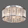 Rosdorf Park Chidester 3 -Light 35cm Chrome Crystal Flush Mount Ceiling ...
