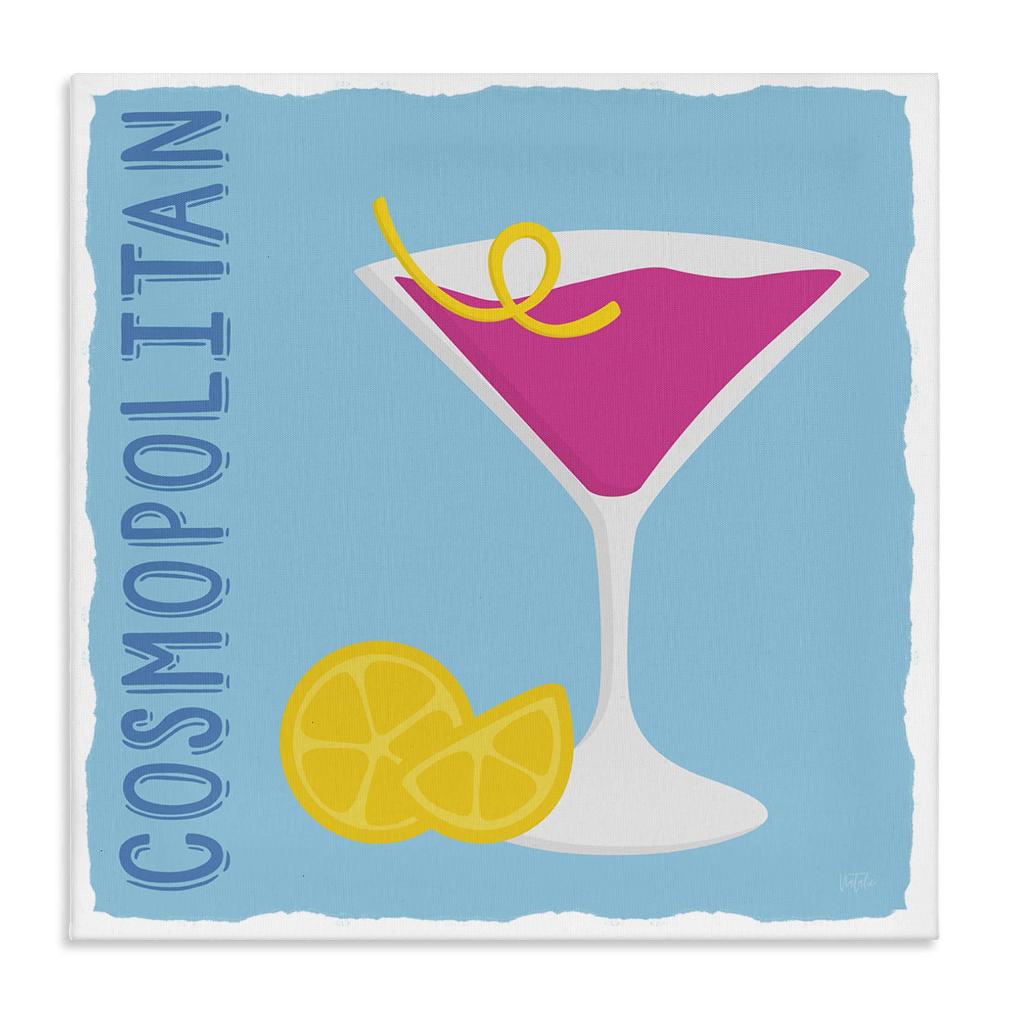 Red Barrel Studio® Cosmopolitan Cocktail Drink Canvas Wall Art by ...