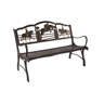 Rosalind Wheeler Cobb Equestrian Cast Iron Bench | Wayfair