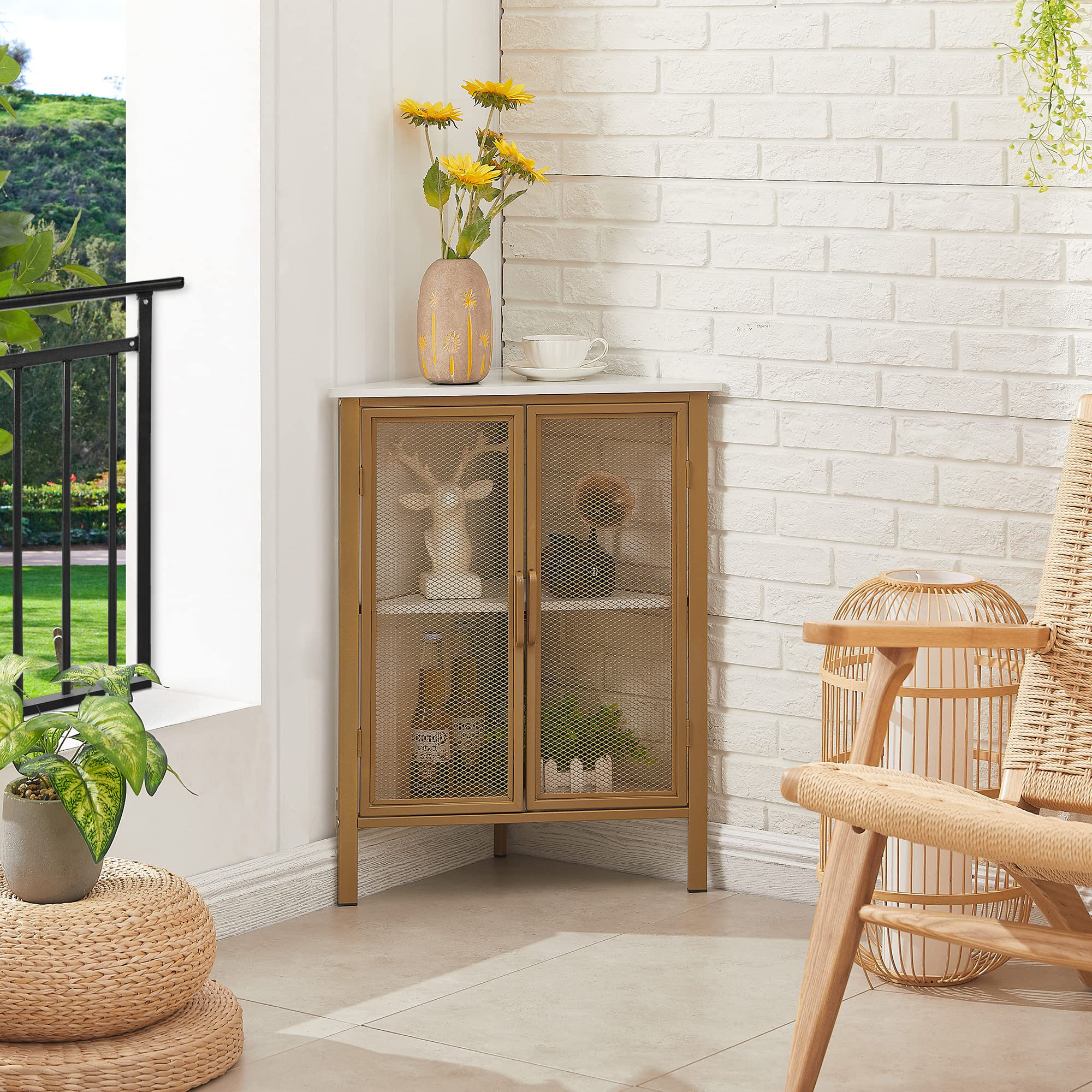 17 Stories Corner Cabinet | Wayfair