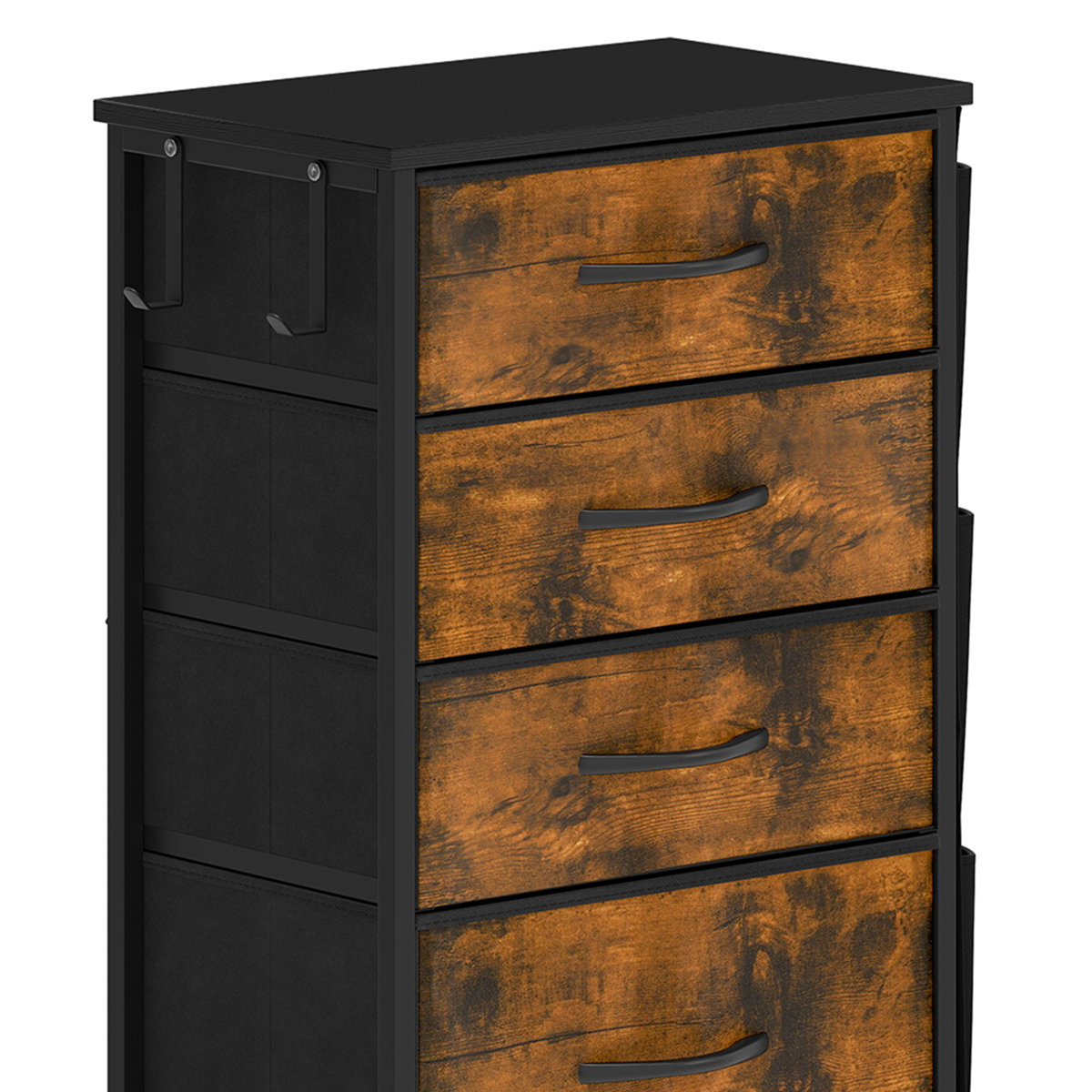 Borough Wharf 5-Drawer Chest Of Drawers 45Cm W Bedroom Drawers ...