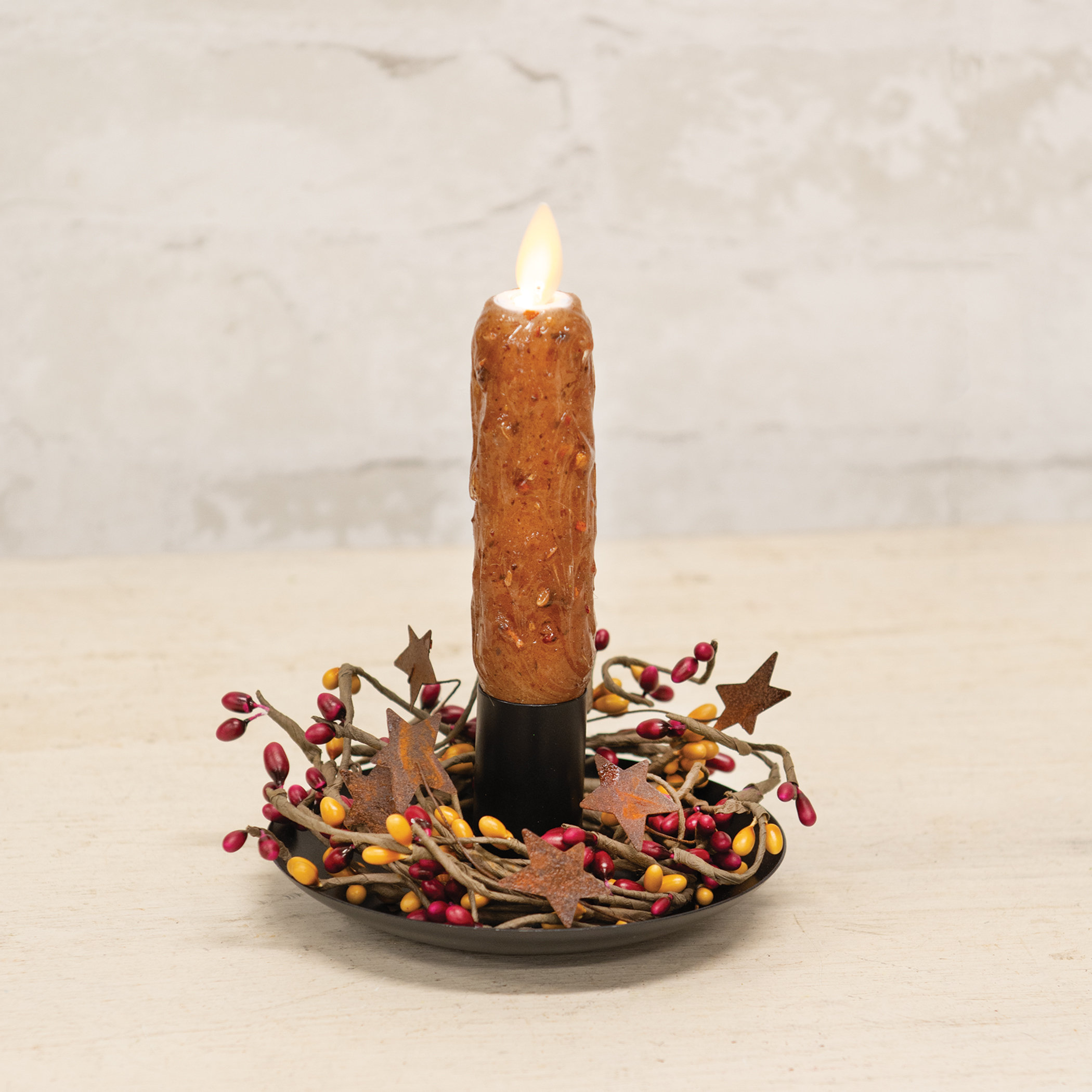 Dakota Fields Silicone Dipped Spicy Rose Hip Flame Motion Taper | Wayfair
