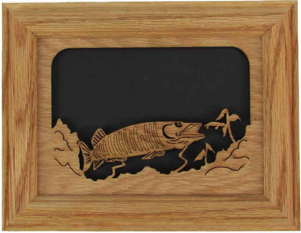Northland Frames and Gifts Muskie Fishing Picture Frame | Wayfair
