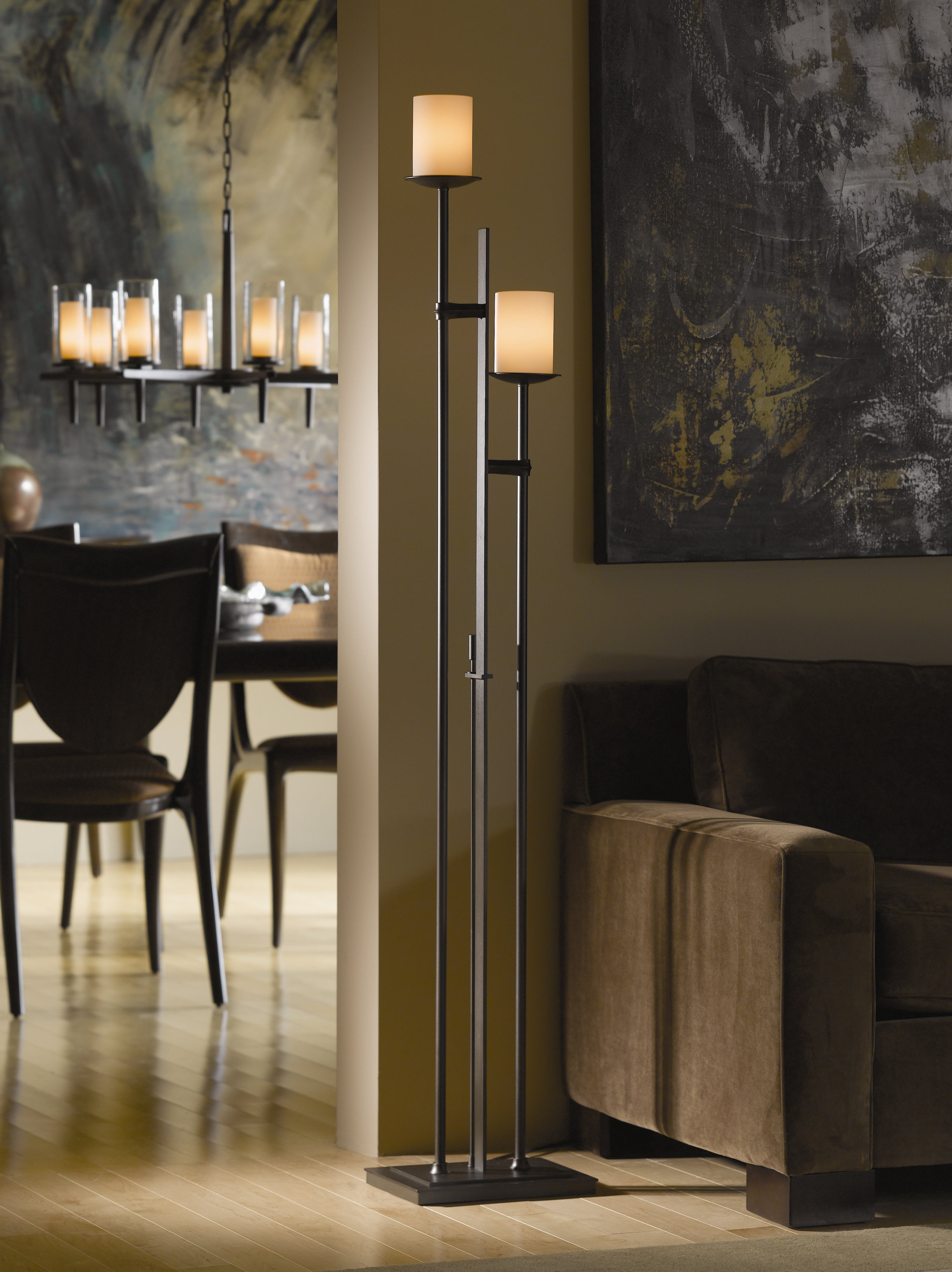 Hubbardton Forge Rook 65.8'' Traditional Floor Lamp | Wayfair