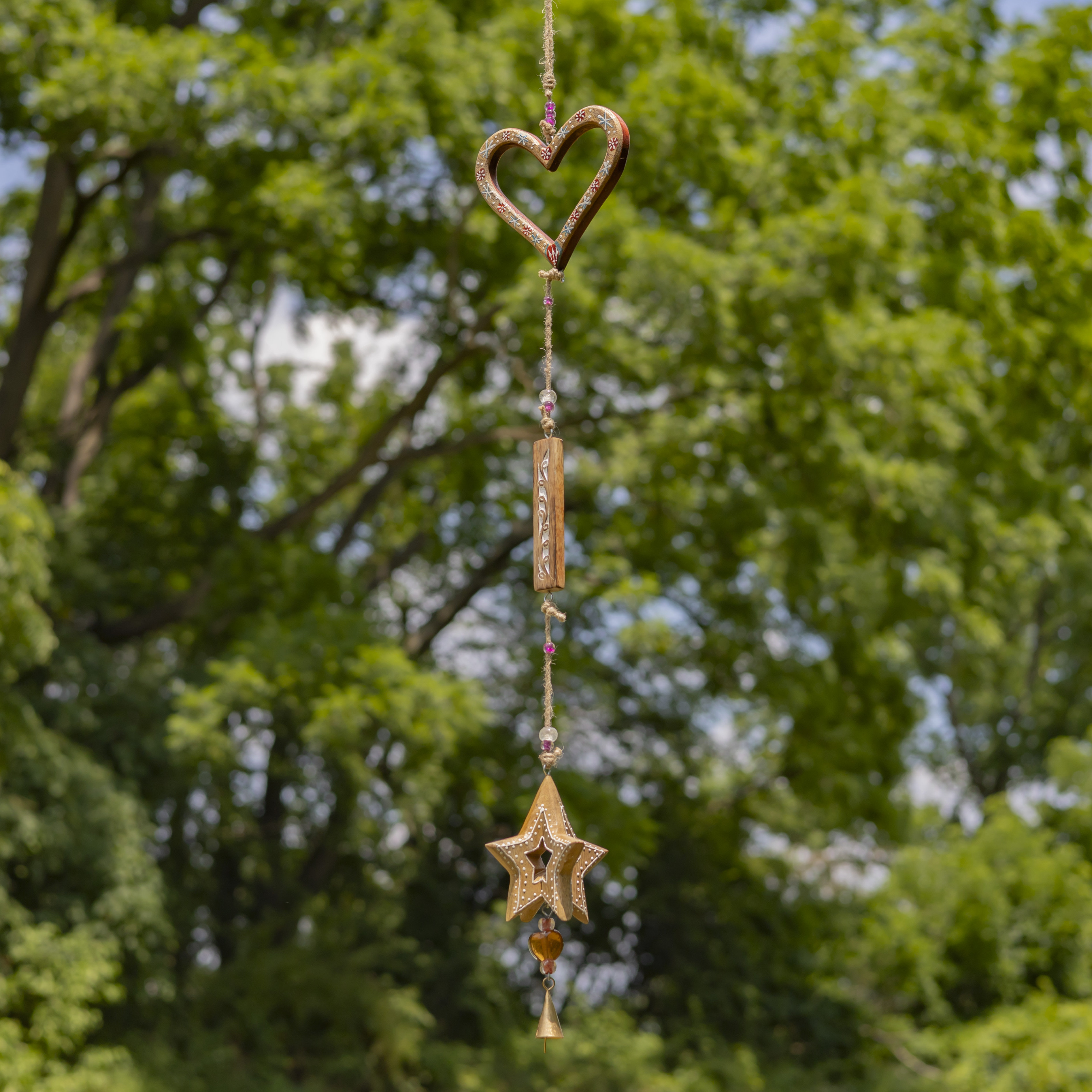 Arlmont & Co. Assorted Hanging Metal Decorative Wind Chime Chains | Wayfair
