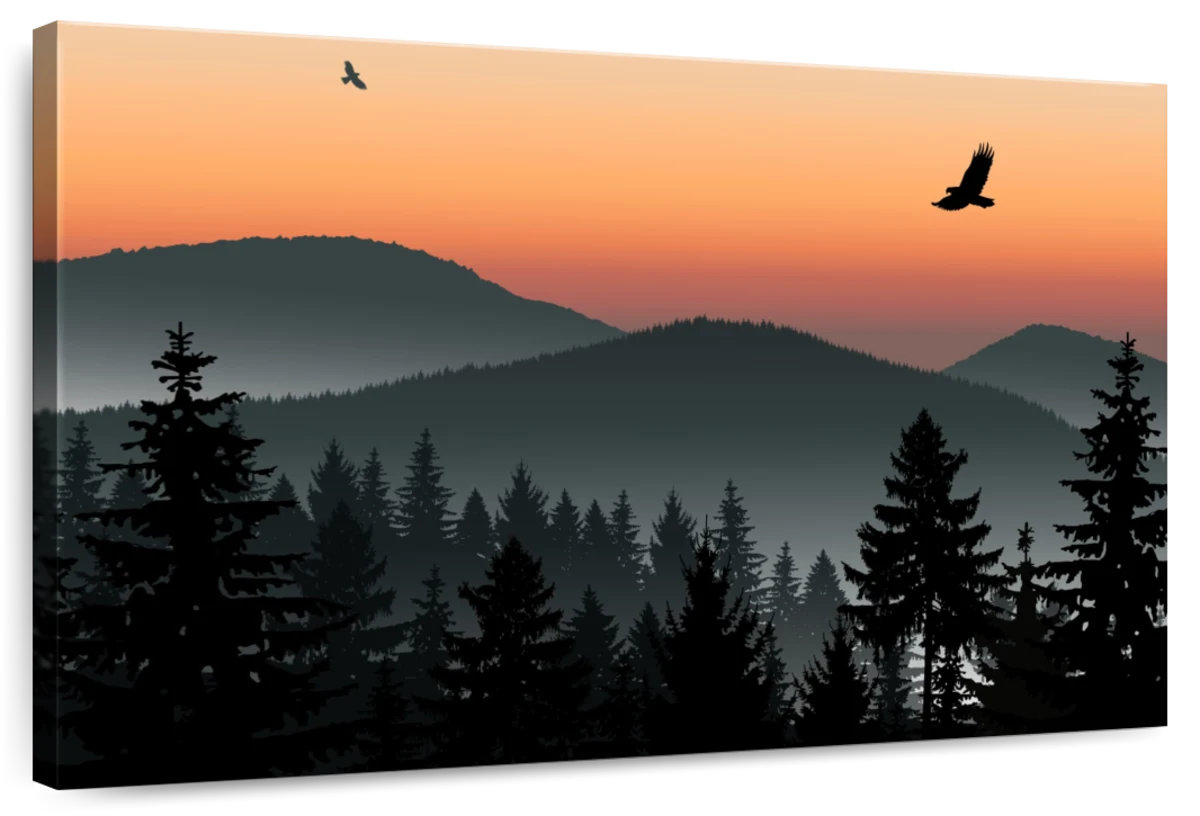 Millwood Pines Alvord Misty Mountain Eagles | Wayfair