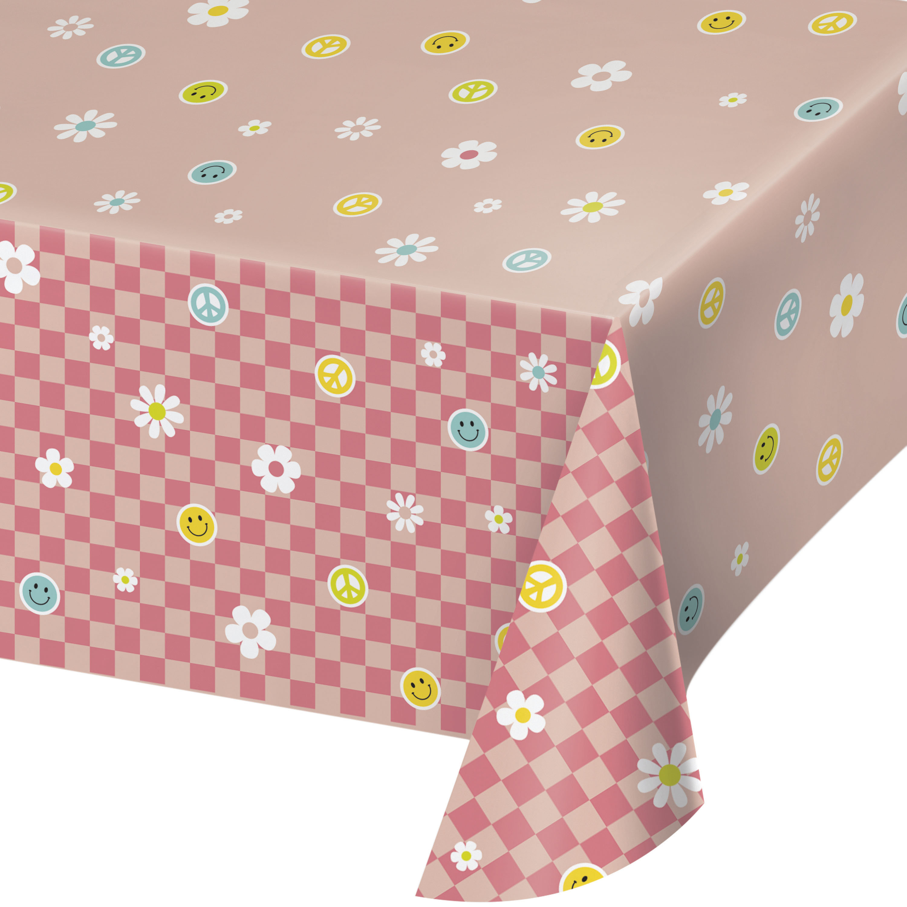 Creative Converting Flower Power Paper Tablecloth, 3 ct | Wayfair