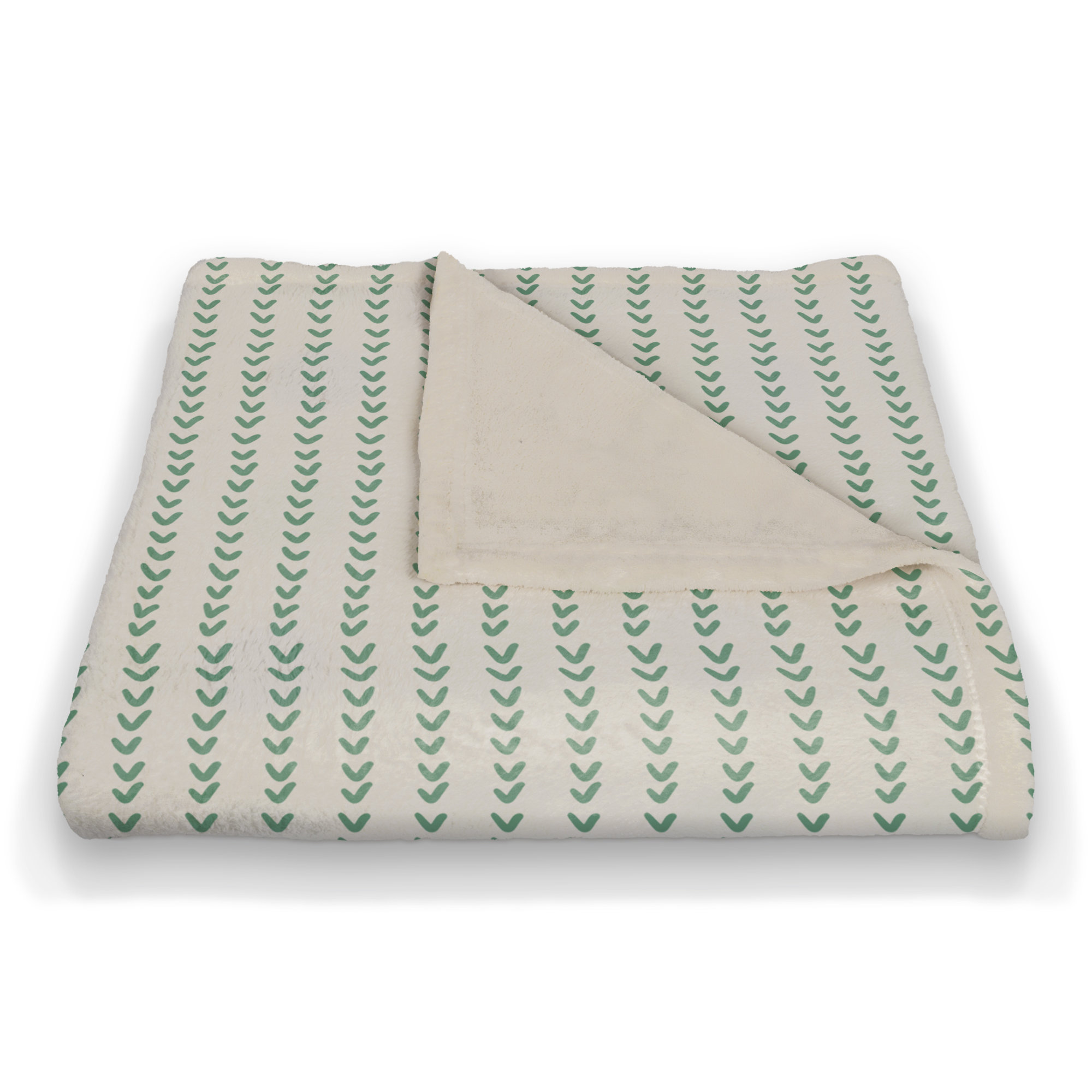Designs Direct Creative Group Lucky Clover Fleece Throw | Wayfair