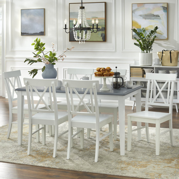 Gracie Oaks 7 - Piece Dining Set & Reviews | Wayfair