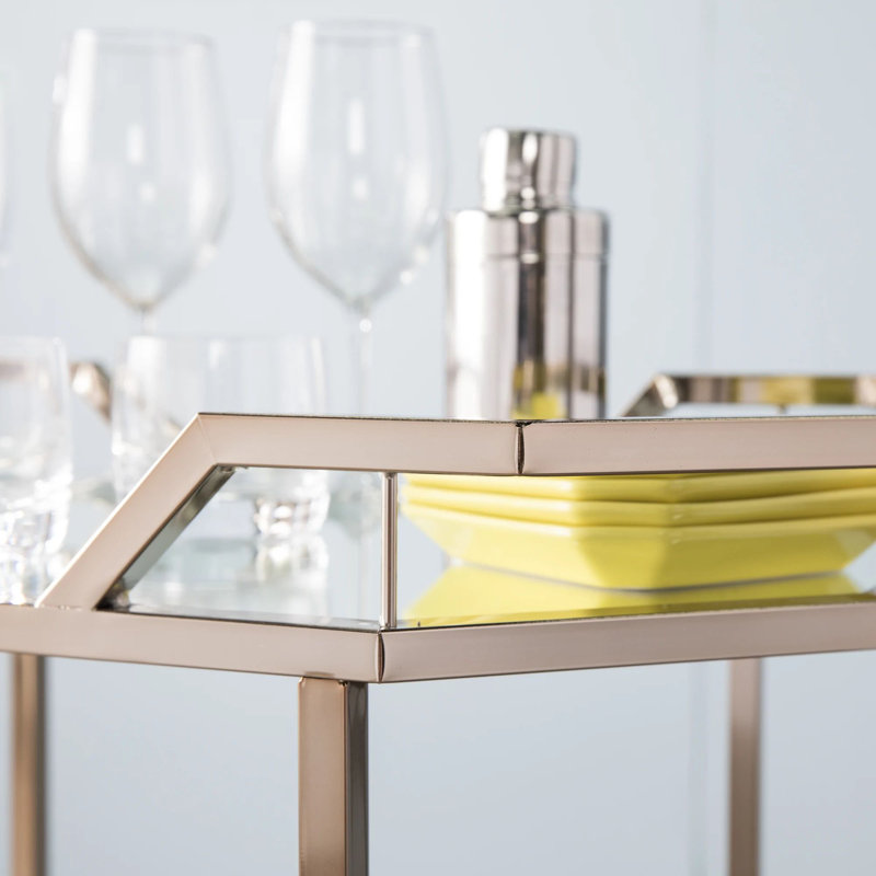 Mercer41 Howe Bar Cart & Reviews | Wayfair